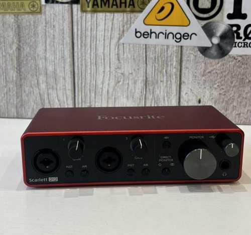 Focusrite scarlett 2i2 3rd gen звуковая карта