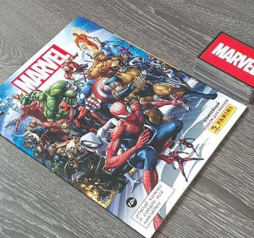 Альбом и полная коллекция panini Marvel 80 лет