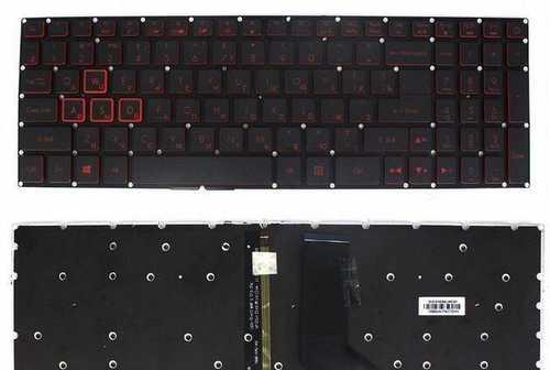 Клавиатура для ноутбука Acer Nitro AN515-54, AN715