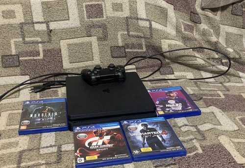 Sony playstation 4 slim с играми