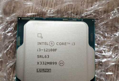 Cpu intel Core i3 12100f новый