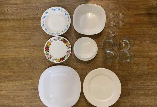Посуда тарелки разные (цена за все)