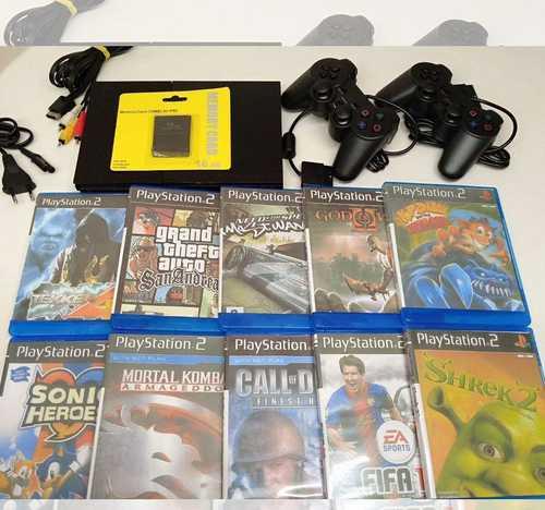 Sony PS2 c играми