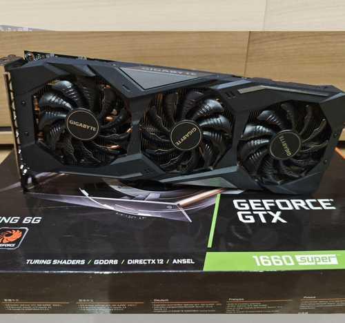 Видеокарта gigabyte GTX 1660 super Gaming 6GB