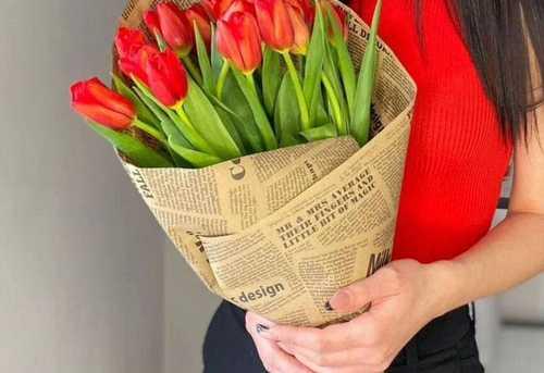 Букеты тюльпанов на 8 марта с доставкой по казани