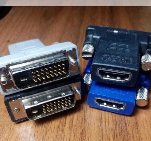 Переходник DVI-D - hdmi, hdmi - DVI-D, miniDP - DP