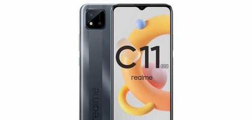 Realme C11 (2021) 2/32 Гб, серый