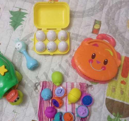 Игрушки пакетом Fisher price, Playskool, Tomy