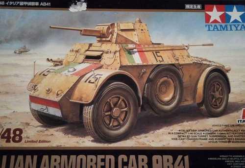 Итальянский бронеавтомобиль AB41 Tamiya, 1/48