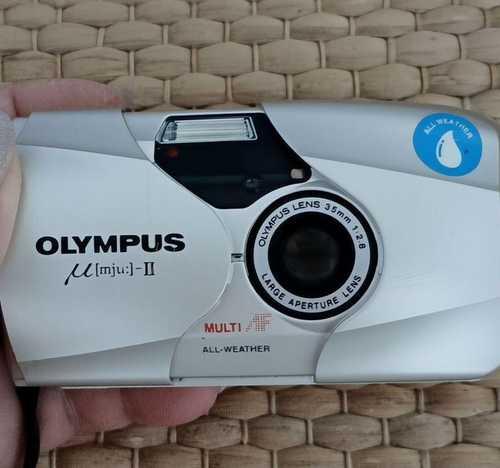 Пленочный фотоаппарат olympus mju ii