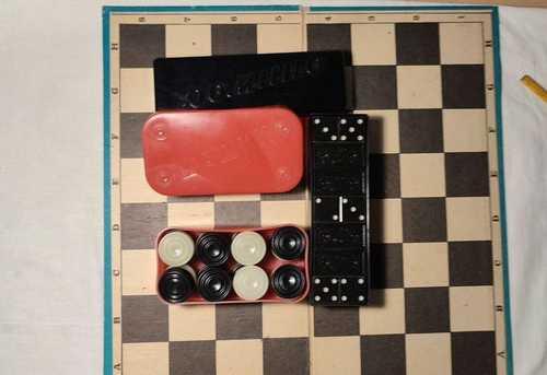 Настольные игры: шашки и домино