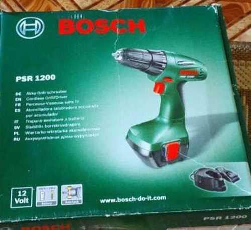 Аккумуляторная дрель-шуруповерт Bosch 1200