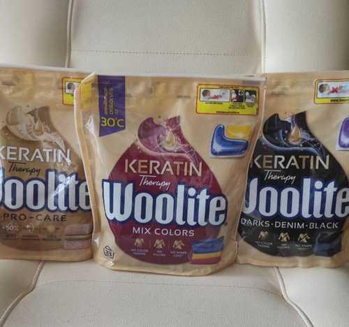 Капсулы для стирки woolite