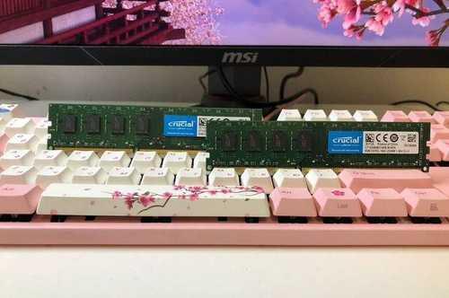 Новая память Crucial DDR3L 16 Gb (2х8) 1600 Mhz