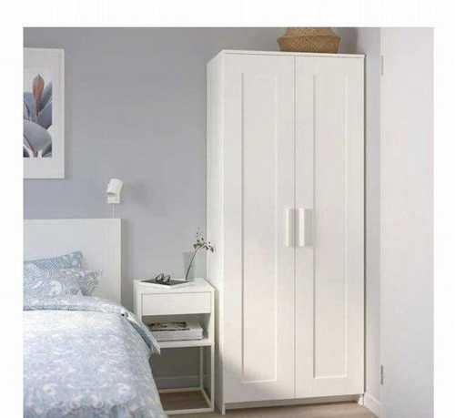 Шкаф для одежды для спальни икеа бримнэс