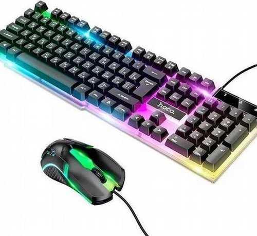 Игровая клавиатура hoco gm18+ мышь RGB