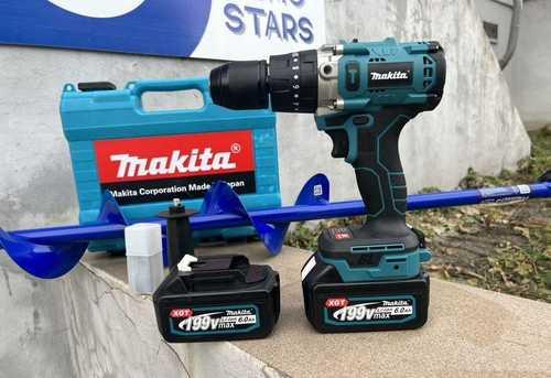 Шуруповерт для ледобура Makita комплект 4 в 1