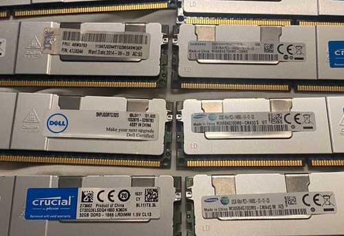 Оперативная память ddr3 32gb ecc reg lrdimm