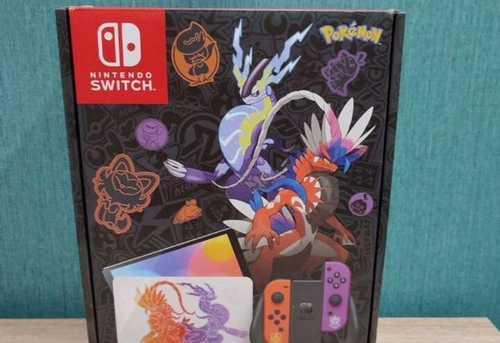 Nintendo Switch oled Pokemon Sсarlet&violet, 64 гб