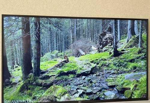 HDR LG 49" web OS, Wi Fi, Miracast, Smart