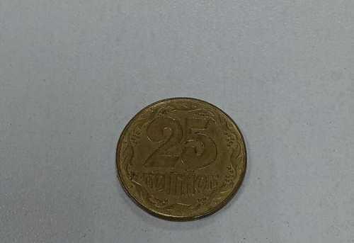 Монета 1992 года 25 копiйок Украина