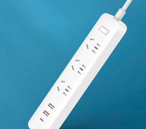 Удлинитель Xiaomi Mi Power Strip 20W 2A1C 1.8m