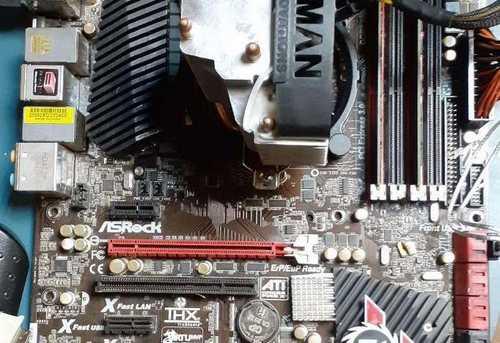 Материнская плата комплект Asrock z77 fatality