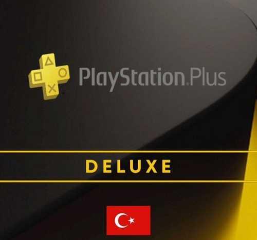 Подписка PS plus deluxe Турция 6 месяцев