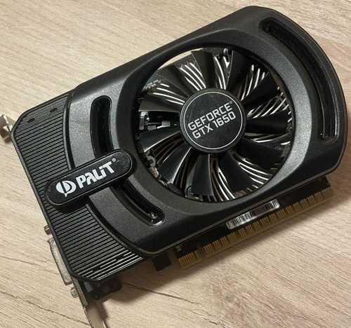 Видеокарта Palit GTX 1650 4 gb