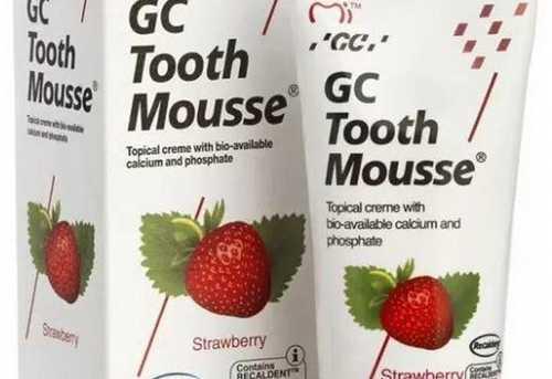 Реминерализующий гель GC Tooth mousse, клубника