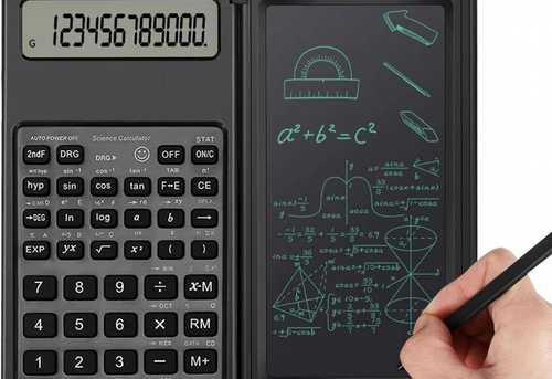 Научный калькулятор с планшетом для заметок