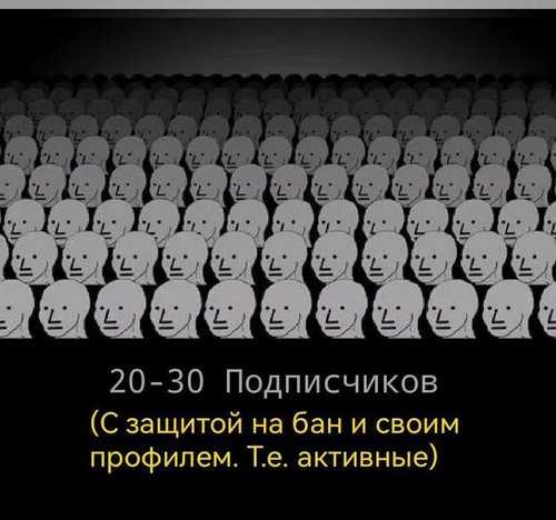 Телеграмм 20-30 подписчиков (Без бана. Активные)