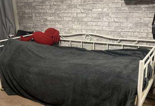 Кровать IKEA металлическая 90на200 Ramsta