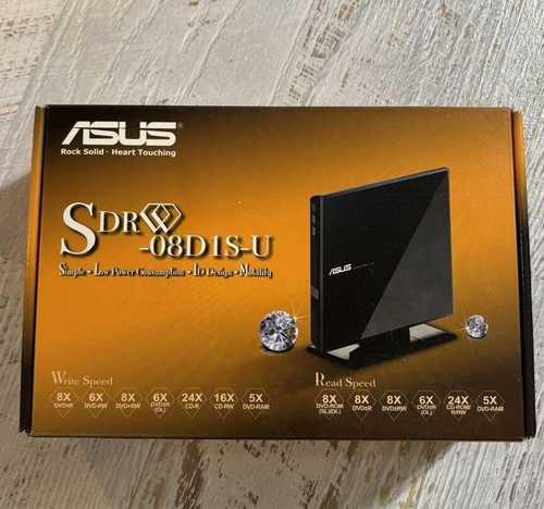 Внешний пишущий DVD-привод asus