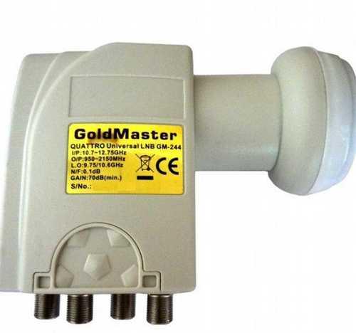 Спутниковый конвертер GoldMaster GM-104C Триколор