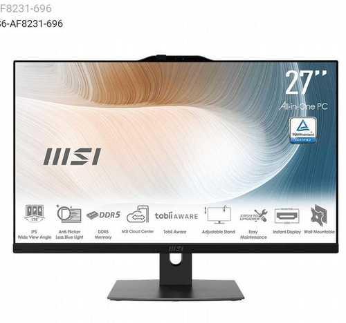 9S6-AF8231-696, Моноблок MSI Modern AM272P 1M 27" Mo