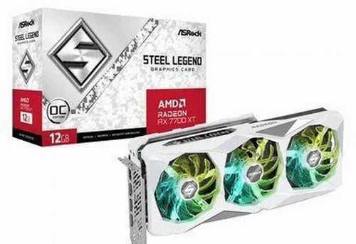 Видеокарта asrock RX 7700 XT steel legend 12GB