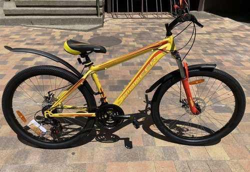 Скоростной велосипед Желтый новый