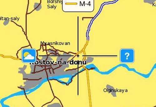Карты глубин Ростовская область