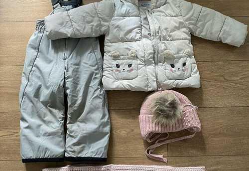 Куртка и полукомбинезон зима для девочки