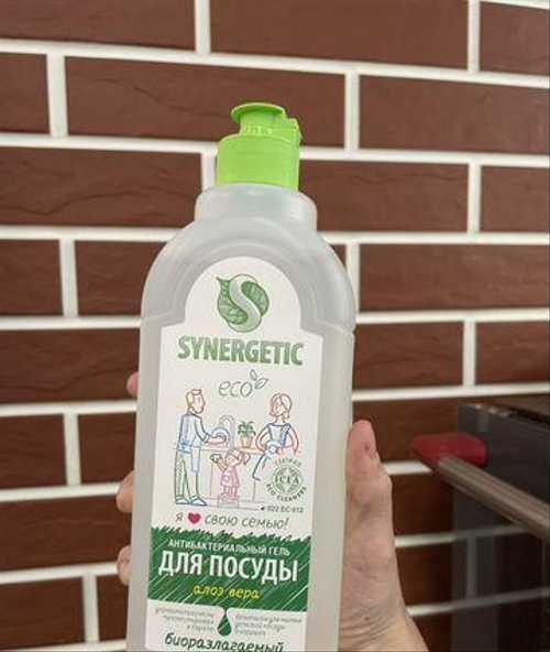 Эко средство для мятья посуды synergetic