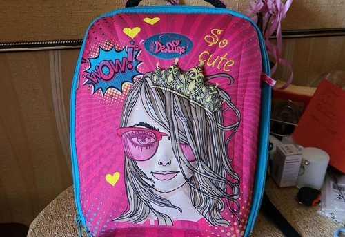 Рюкзак школьный для девочки Delune