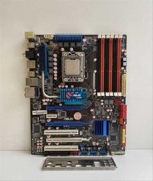 Материнская плата asus P6T+i7 920 lga 1366