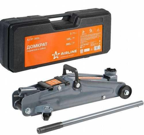 Домкрат подкатной 3т в кейсе (MIN - 135мм, MAX - 380мм)