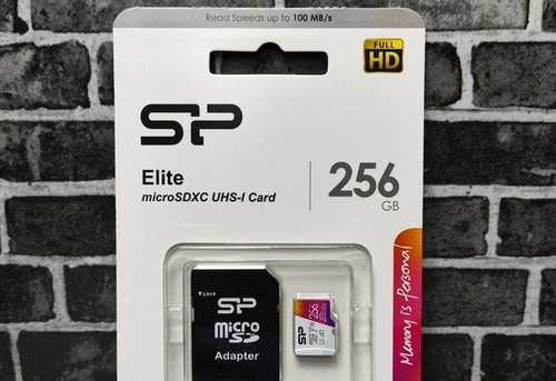Карта памяти MicroSD SP Elite 256Gb Class 10