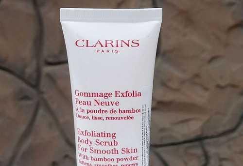 Отшелушивающий крем для тела clarins peau neuve