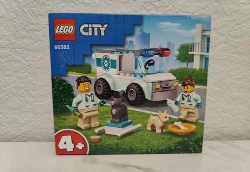 Новый Lego City Ветеринарный фургон 60382
