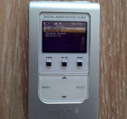 Редкий mp3 плеер Samsung YH-820 (mod, 32gb)