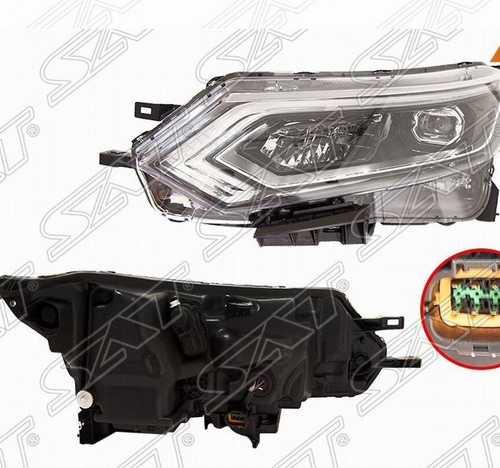 Фара левая для Nissan Qashqai j11 2017-2021 445224