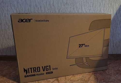 Новый монитор Acer 180 Гц 2k 27" 0.5ms VG271U